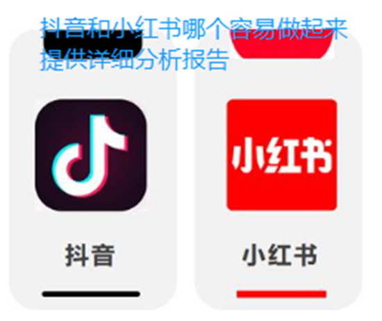 抖音和小红书哪个容易做起来 提供详细分析报告 抖媒推
